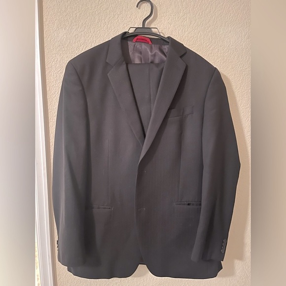 Alfani | Suits & Blazers | Mens Black Coat And Pants Alfani Black Suit ...